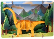 EscapeWelt 3D dřevěné puzzle Brontosaurus