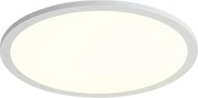 Chytrý LED panel bílý 40 cm vč. LED stmívání do teplých tónů s dálkovým ovládáním - Knob