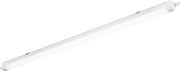 FAN LED-RUBIS-150 Vlhkotěsná stropní LED svítidlo Rubis (bílé, PC) 50 W, 6800 lm, CCT 3000 / 4000 / 6500 K, IP65, 1500 x 58 x 62 mm - FANEUROPE