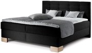 ND Viana Boxspring 160x200cm černá ekokůže