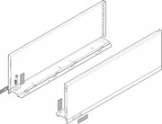 Blum 770C6002S Legrabox Pure, boky zásuvky bílá matná barva NL=600