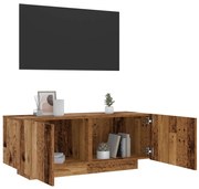 TV stolek old wood 100 x 35 x 40 cm kompozitní dřevo