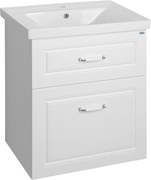 Aqualine Aqualine, FAVOLO umyvadlová skříňka 61,5x72,5x44 cm, bílá mat, FV265