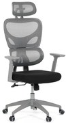 Autronic Kancelářská židle KA-K2081 Barva opěráku: Šedá
