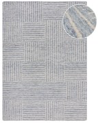 Světle modrý ručně tkaný vlněný koberec 80x150 cm Memphis Wool – Flair Rugs