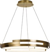Toolight Závěsné stropní LED osvětlení G127-CP 50 cm zlaté