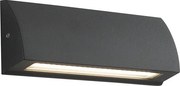 FAN LED-W-SHELBY-170 AKCE - Venkovní nástěnné svítidlo LED SHELBY antracit hliník 6W 670lm CCT IP54 6x17x3,2 cm - FANEUROPE