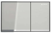Geberit Omega60 - Ovládací tlačítko splachování, chrom/pískově šedá 115.081.JL.1