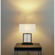 Searchlight EU54210BK Stylová stolní lampa CLARENDON BLACK