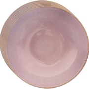 Orion Sada keramických hlubokých talířů Glaze růžová 20,5 cm, 6 ks