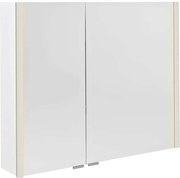 Sapho Alix - Zrcadlová skříňka s LED osvětlením 86x70x18 cm, 2x dvířka, bílá AX186-0030