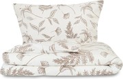 Kvalitex Flanelové povlečení LILIE béžová 1x 140/200, 1x 70/90cm