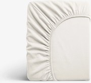 Goldea jersey elastické prostěradlo - smetanové 90 x 200 cm