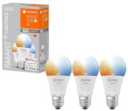 SADA 3x LED Stmívatelná žárovka SMART+ E27/9W/230V 2700K-6500K - Ledvance