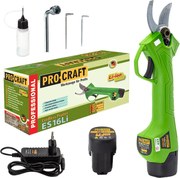 Procraft ES16Li1B 16V SET - akumulátorové nůžky na větve (s 2,0 Ah akumulátorem a nabíječkou)