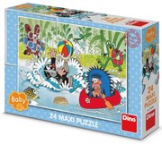 Dino Puzzle Krtek ve vodě 24 dílků maxi