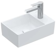 Villeroy & Boch Memento 2.0 - Umývátko 40x26 cm, bez přepadu, 1 otvor pro baterii, alpská bílá 43234001