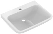 Ideal Standard Contour 21+ - Umyvadlo 60x48 cm, bez přepadu, otvor pro baterii, SmartGuard+, bílá E1604HY