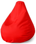 Sedací vak Pear červená - dětský, červená