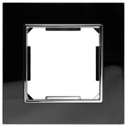 Elhard Skleněný jednoduchý rámeček Royal Glass Elegant, černý YE3101B