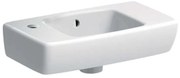Geberit Selnova - Umývátko 45x25 cm, s přepadem, otvor pro baterii vlevo, bílá 500.319.01.5