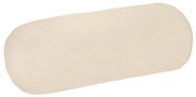 SCANquilt polštářek - válec VELVET smetanová 15 x 40 cm