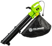 Fieldmann FZF 4030-E Zahradní vysavač Příkon 3000 W, 3 funkce: foukání, drcení, vysávání, Sací výkon 10,7 m3/min, Plynulý rozběh motoru, Ocelový