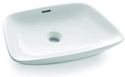 Bathco 0091 - Umyvadlo na desku ANABEL 50x36 cm porcelán/bílá