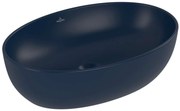 Villeroy & Boch Artis - Umyvadlo na desku 48x33 cm, bez přepadu, bez otvoru pro baterii, CeramicPlus, Nightfall 438848R6