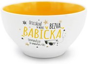 Dárkové centrum 6 Snídaňová miska Nejvíc bezva babička