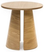 Kulatý odkládací stolek v dekoru dubu ø 50 cm Cep – Teulat