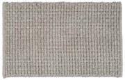 Šedá textilní koupelnová předložka 50x80 cm Ecoli – Wenko