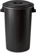 STEFANPLAST Odpadkový koš Drum 120 l, černý - bez víka
