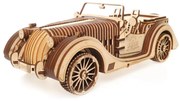 Ugears - 3D dřevěné mechanické puzzle Auto roadster