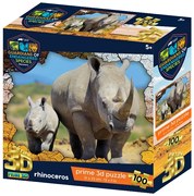 PRIME 3D PUZZLE - GES Nosorožec 100 dílků