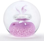 Skleněné těžítko - dekor 03, Fialová světlá, 6 cm | České sklo od Artcristal Bohemia