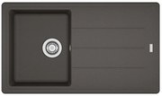 Franke Basis - Fragranitový dřez BFG 611-86, 86x50 cm, šedá břidlice 114.0713.946