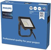 Philips 8719514954403 led venkovní svítidlo projectline 1x20w | 1800lm | 3000k | ip65 - černá