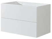 Mereo Mereo, Aira, koupelnová skříňka 81 cm, bílá, dub, šedá, CN711S