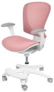 Dětská ergonomická zdravá nastavitelná židle s podnožkou  Dětská ergonomická zdravá nastavitelná židle s podnožkou Barva: Růžová