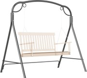 Outsunny Kovový Houpací Stojan Stabilní Konstrukce s A-nohami, Nosnost 220 kg pro Zahradu 172x126x170 cm Bronzová | Aosom