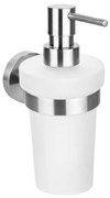 Sapho X-STEEL - Dávkovač tekutého mýdla, sklo/broušená nerez XS101