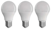 Teplé LED žárovky v sadě 3 ks E27, 8,5 W, 230 V - EMOS