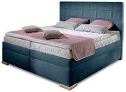 ND Giardino Boxspring 160x200cm modrá