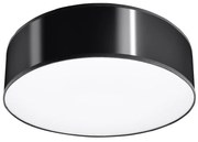 Černé stropní světlo Sollux Atis Ceiling