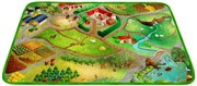Vopi, Protiskluzový kusový koberec Ultra Soft Farma, 130x180, vícebarevná, dětský pokoj