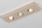 Stropní LED svítidlo Spot Quality Quadra 3 Taupe