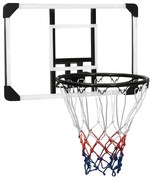 Basketbalový koš s průhlednou deskou 71x45x2,5 cm polykarbonát