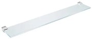 Jika Pure - Skleněná polička 60 cm, chrom H3853B20040001