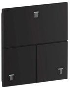 Axor ShowerSelect ID - Ventil pod omítku pro 3 spotřebiče, matná černá 36780670